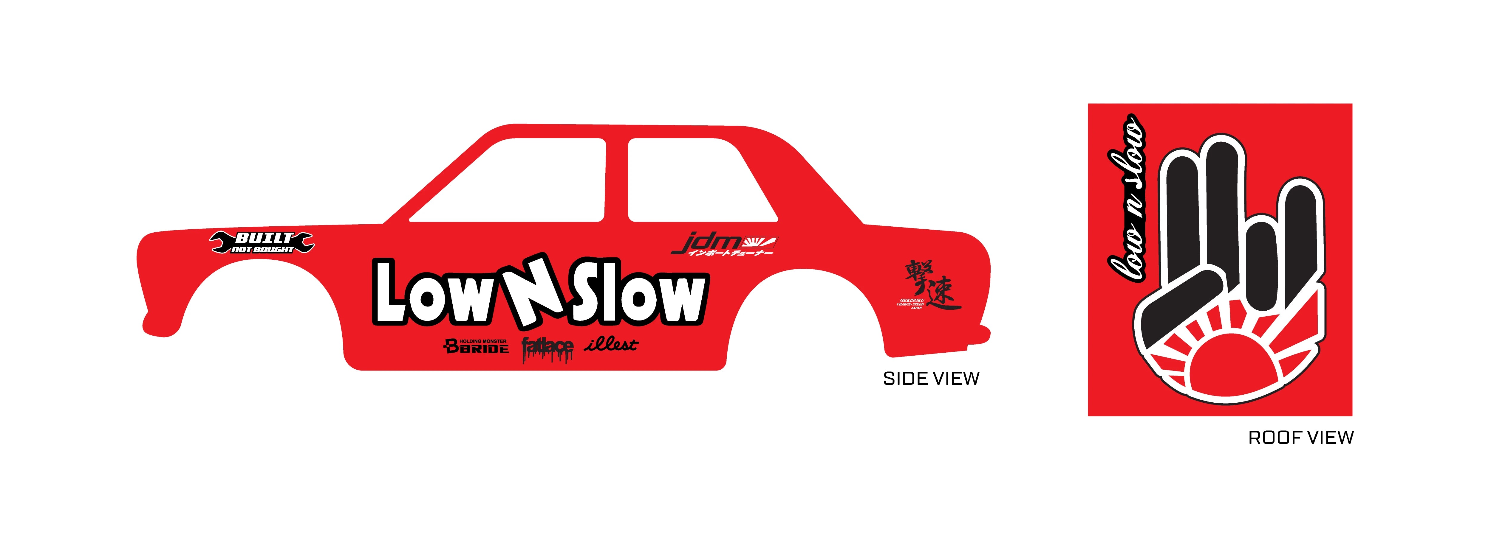 Low'n Slow Toy car Decals – Diecast Car Sales