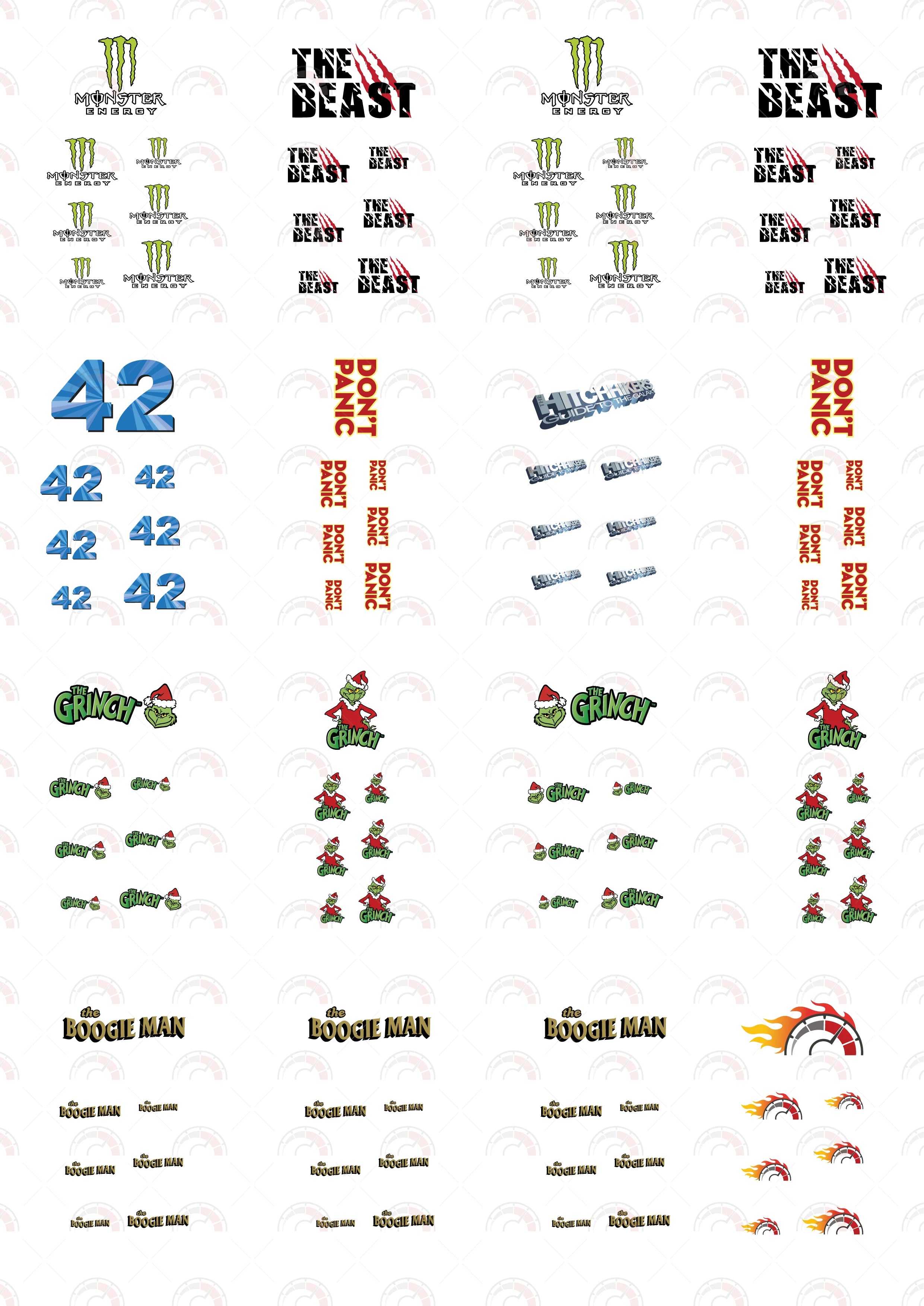 The Beast model car decal – Diecast Car Sales