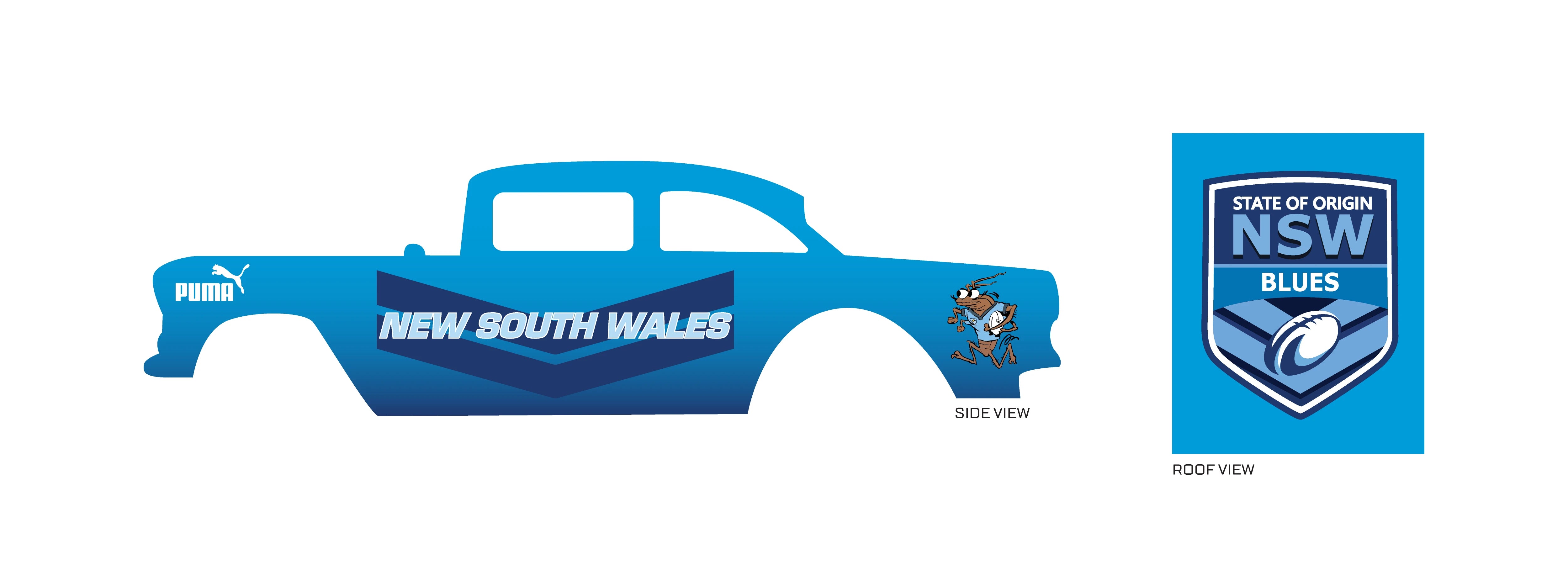 NSW State of Origin Custom Model Car Decals – Diecast Car Sales
