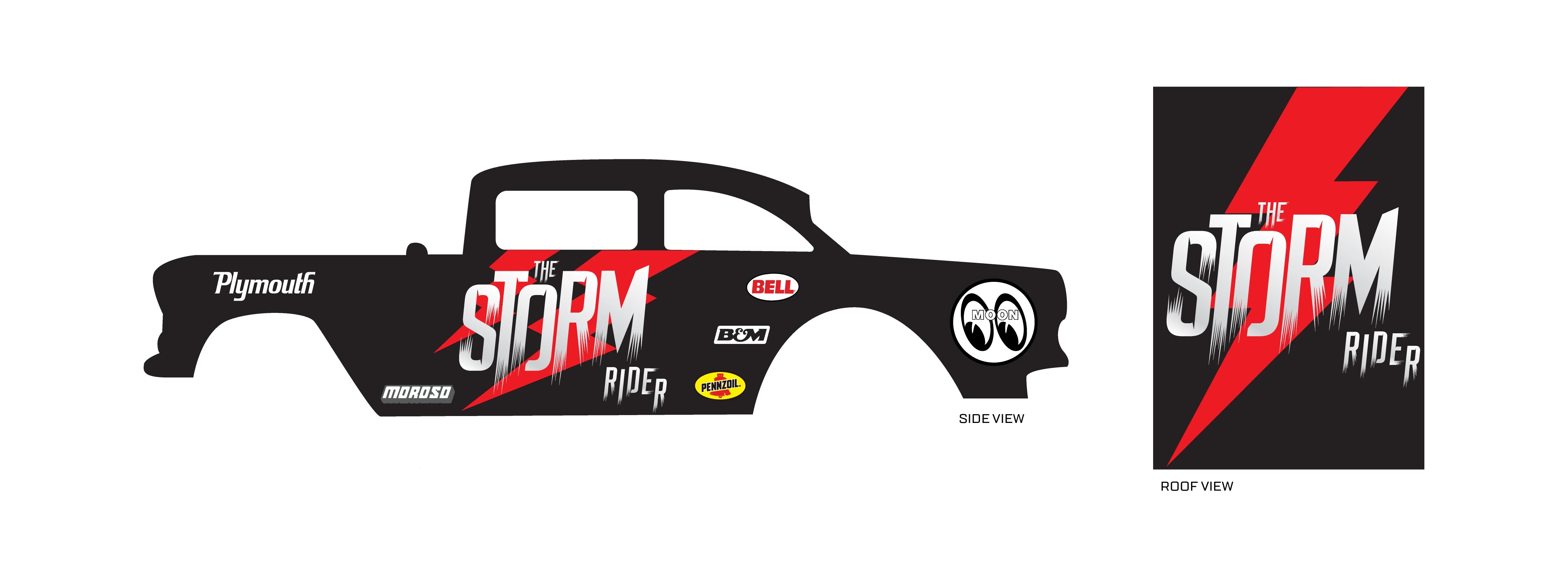 The Storm Rider Custom Car Decals – Diecast Car Sales